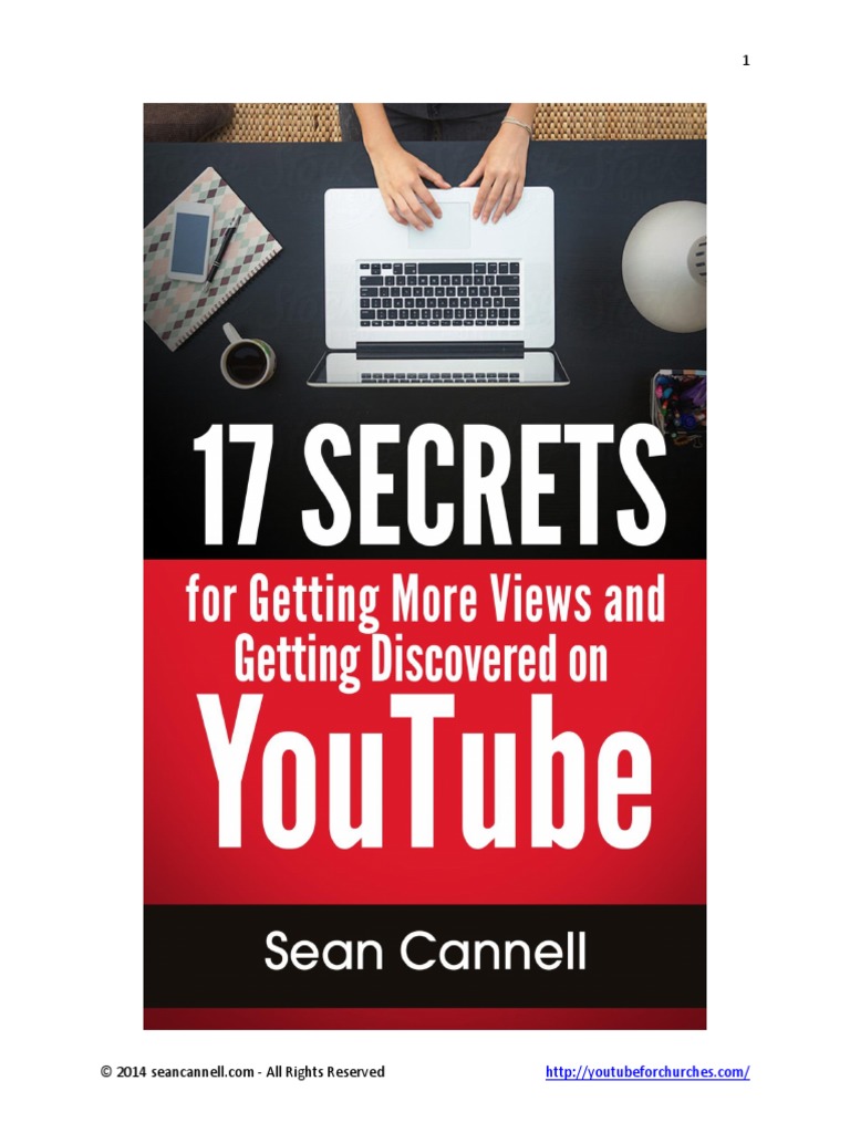 17 Secrets YouTube Checklist - by Sean Cannell - v1 | PDF