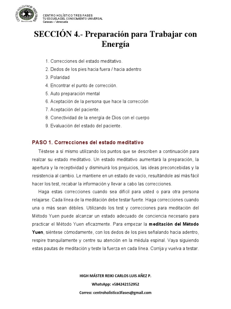 Yuen Method - Parte 3 | PDF | Reiki | Mente