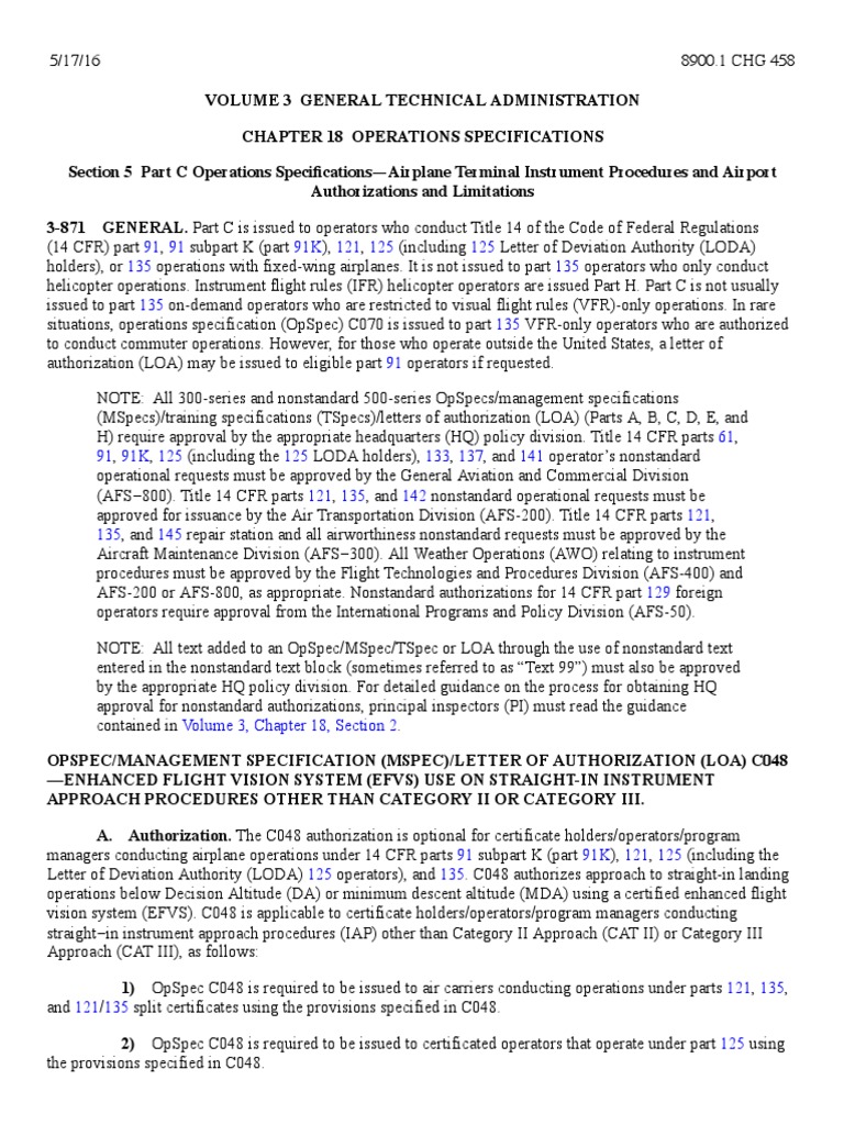 Fsims - Faa.gov - WDocs - 8900.1 - V03 Tech Admin - Chapter 18 - 03 ...