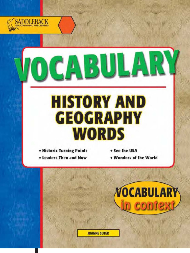 Vocabulary History and Geography Words | PDF | Social Science | Foreign ...