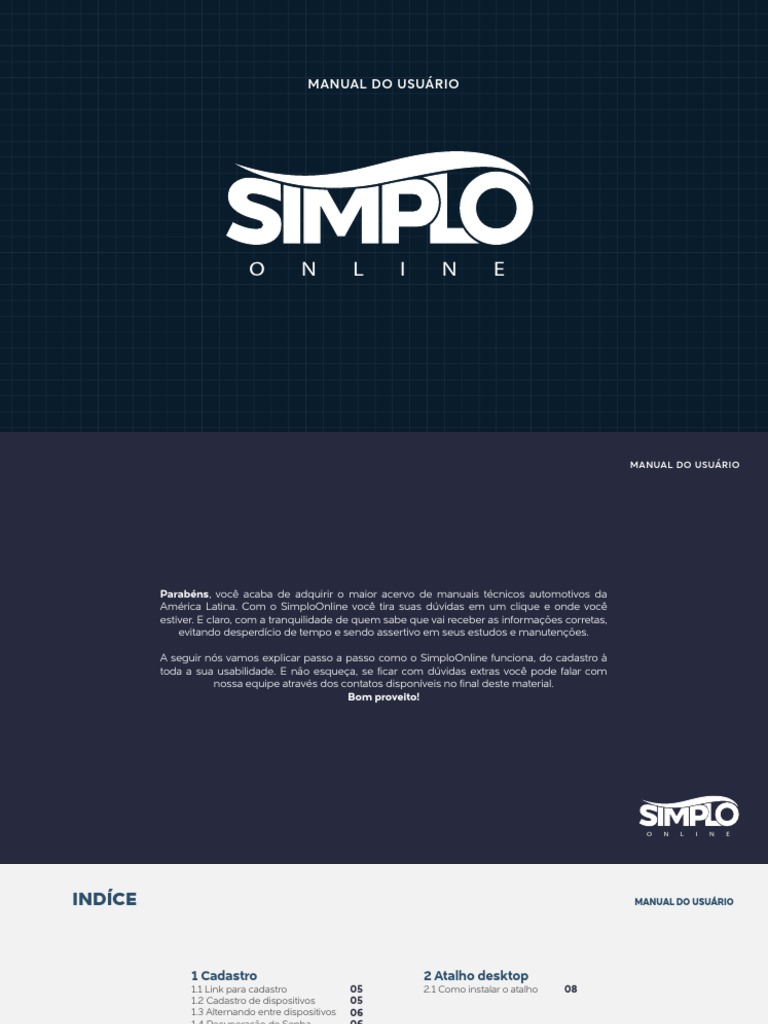 Manual Simplo Online PDF | PDF | Ambiente de desktop | Impressora (informática)
