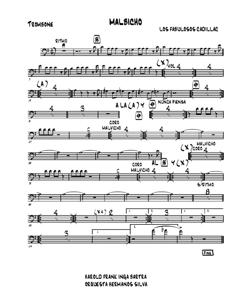 Mal Bicho Trombon | PDF