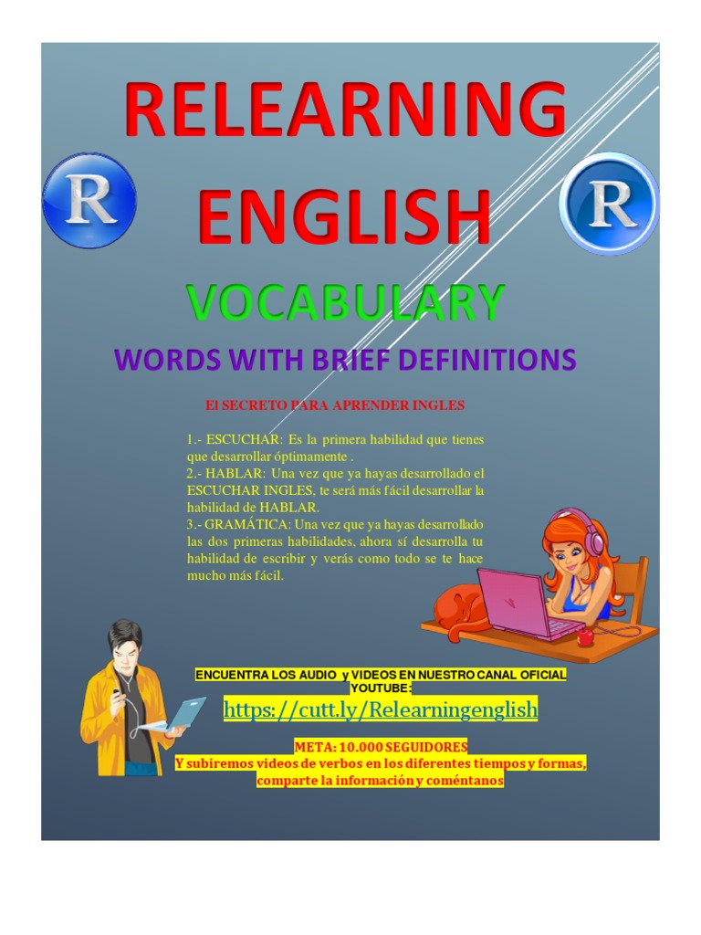 English Vocabulary for Spanish Speakers | PDF | Abdomen | Nature