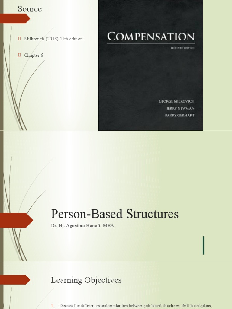 Person Based Structure (Inggris) | PDF | Competence (Human Resources) | Bias