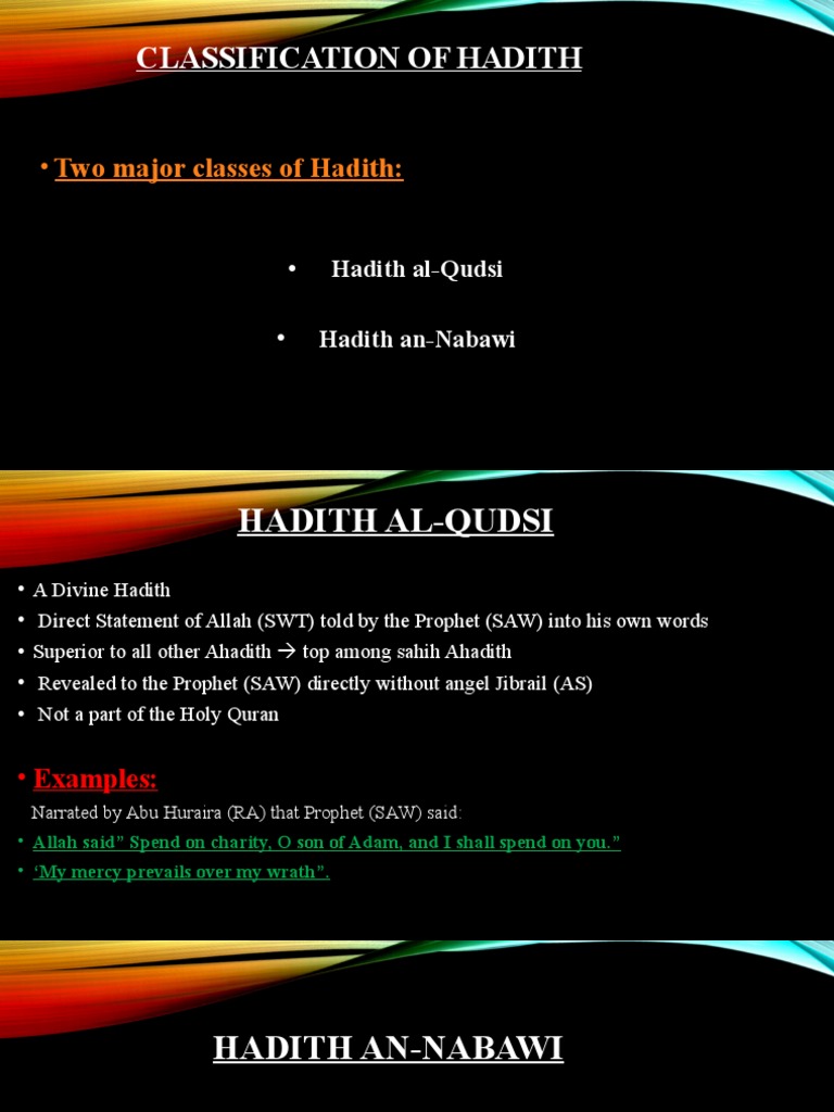 Classification of Hadith | PDF