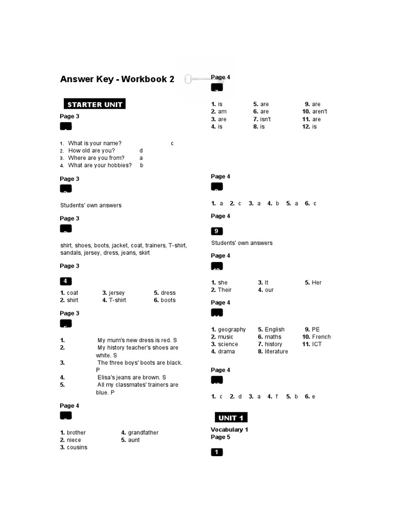 Answer Key - Motivate! 2 Workbook | PDF | Laptop | Macbeth