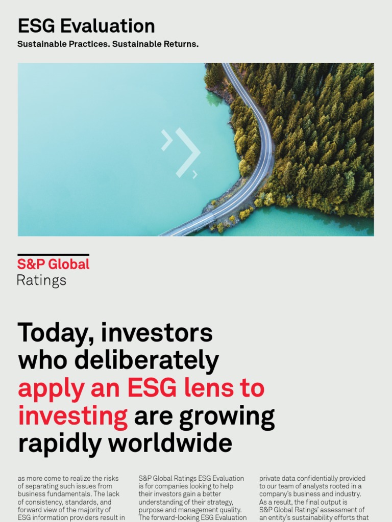 Esg Evaluation Brochure Digital Oct 2020 | PDF | Investor | Risk