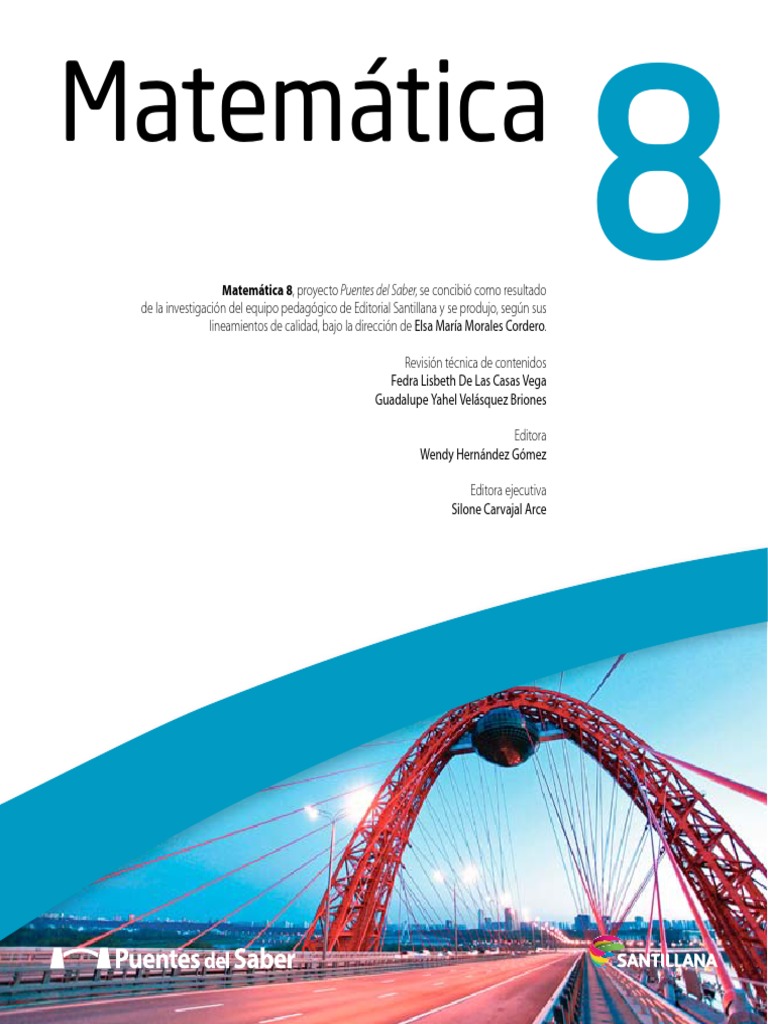 Indice Matematica 8 | PDF | Exponenciación | Multiplicación