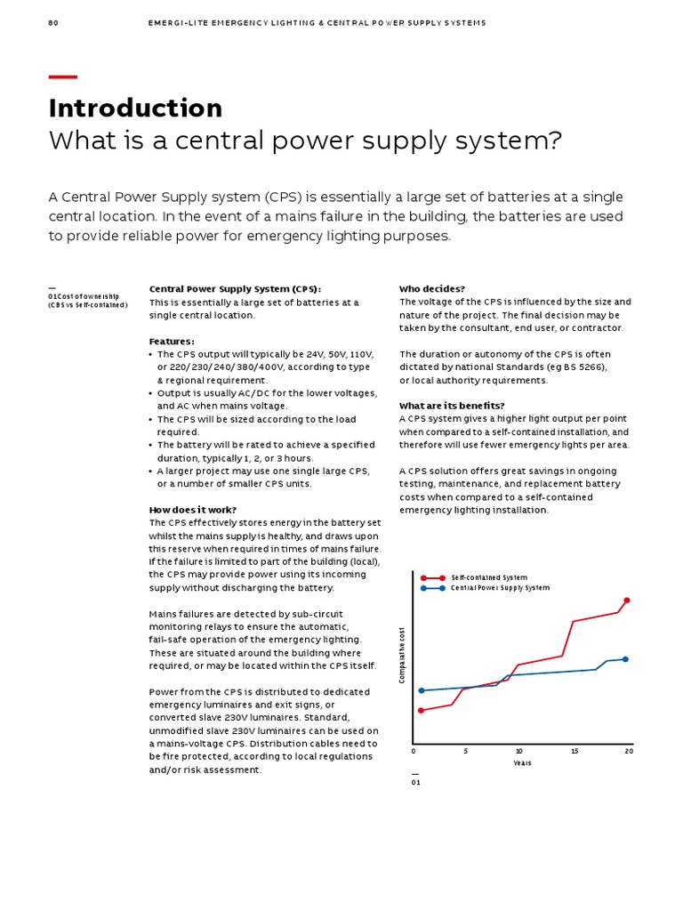 ABB Emergi-Lite Catalogue 2019 Central Battery Systems Introduction ...