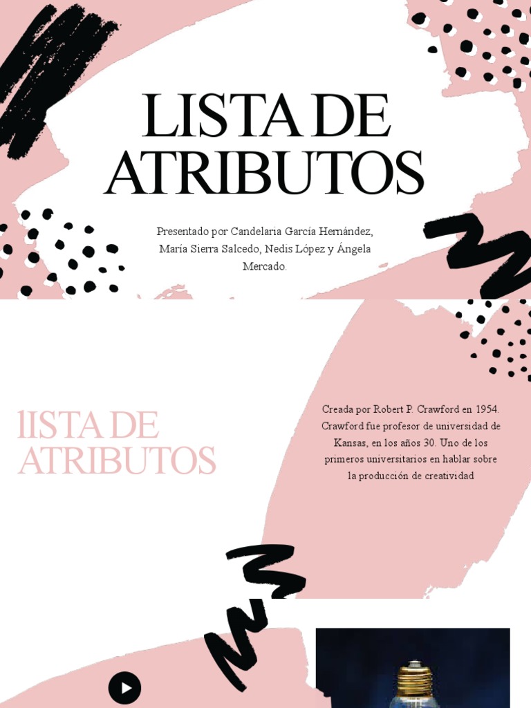 Lista de Atributos | PDF