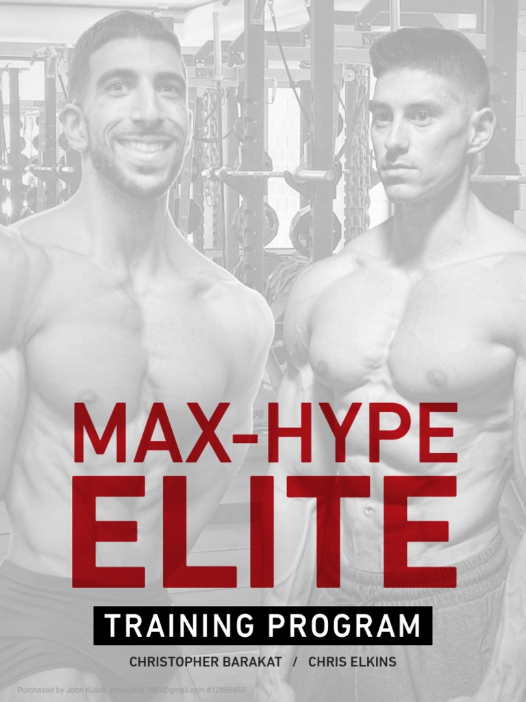 MAX-HYPE ELITE Ebook V3 | PDF | Musculoskeletal System | Limbs (Anatomy)