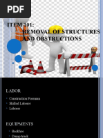 Removal of Structures and Obstructions | PDF | Road Surface | Pipe ...
