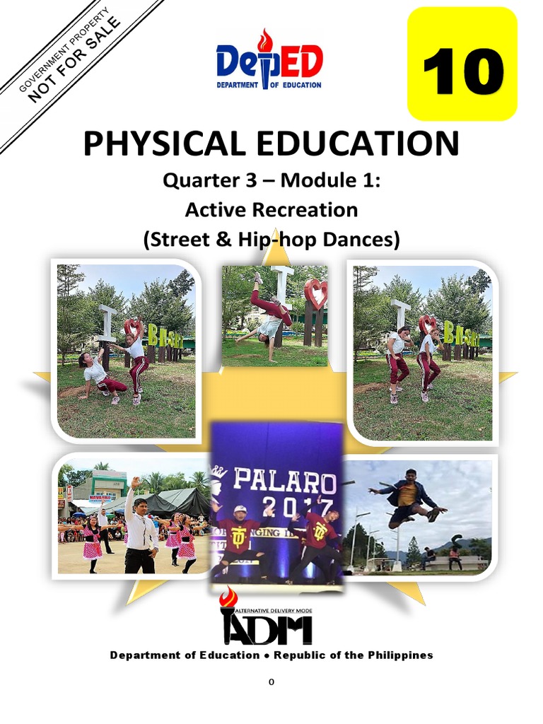 Physical Education: Quarter 3 - Module 1: Active Recreation (Street ...