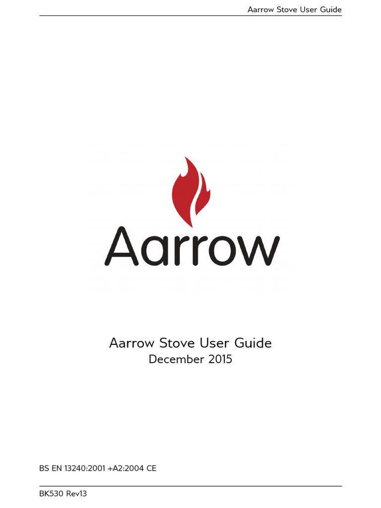 Aarrow Stove User Guide-2 | PDF | Stove | Chimney