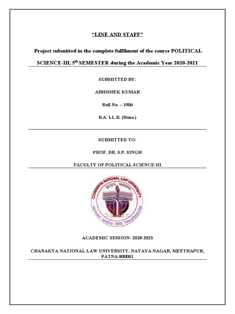 Line and Staff | PDF | Expert | Organizational Structure