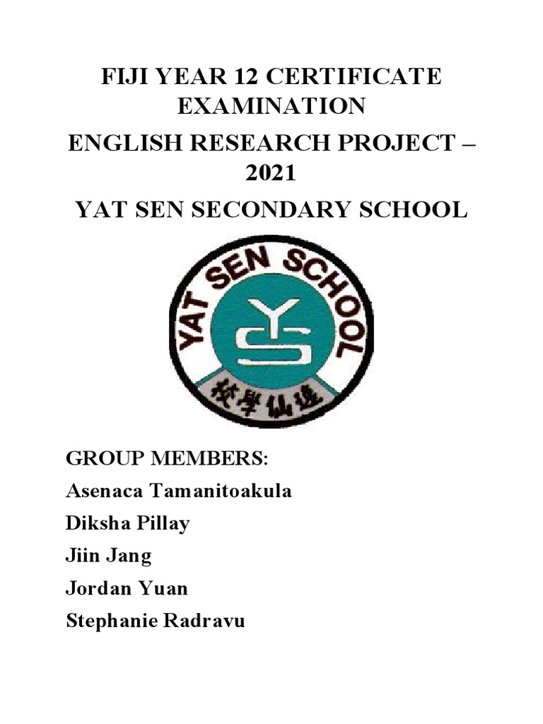 FY12CE English Project Sef | PDF | Science | Survey