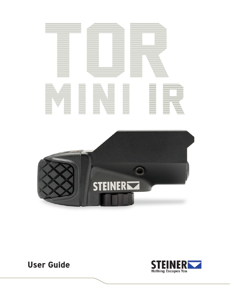 Tor Mini Ir User Guide | PDF | Laser | Firearms