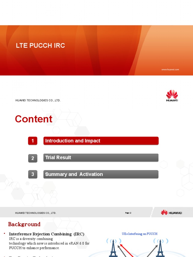 Lte Pucch Irc: Huawei Technologies Co., LTD | PDF | Computer Science | Information And ...
