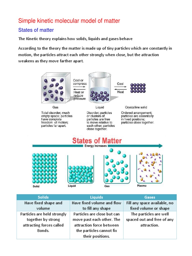 01 Simple Kinetic Model | PDF