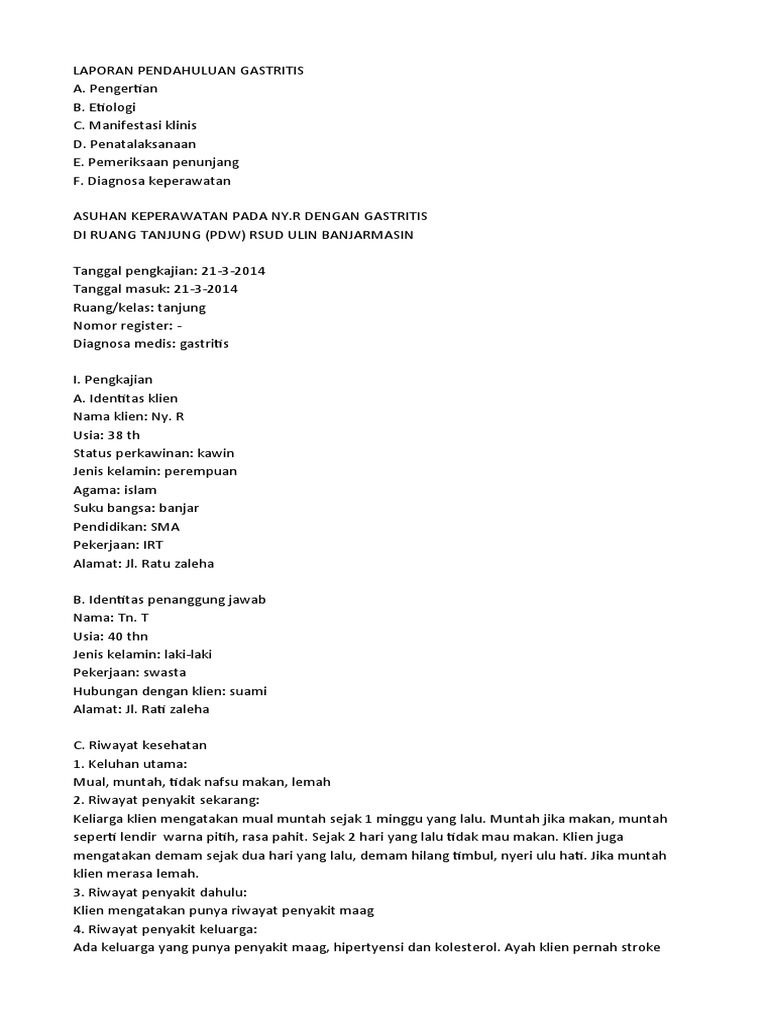 Contoh ASKEP | PDF | Kesehatan Holistik