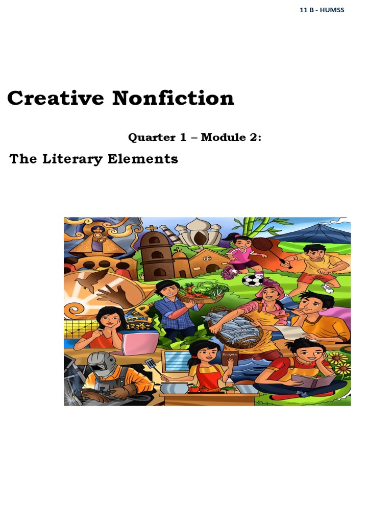HUMSS-CNF Quarter 1, MODULE 2 - The Literary Elements | PDF | Poetry | Narration