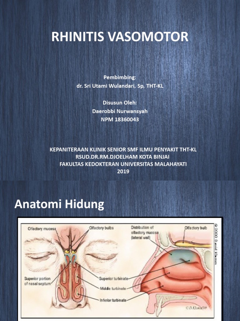Rhinitis Vasomotor | PDF