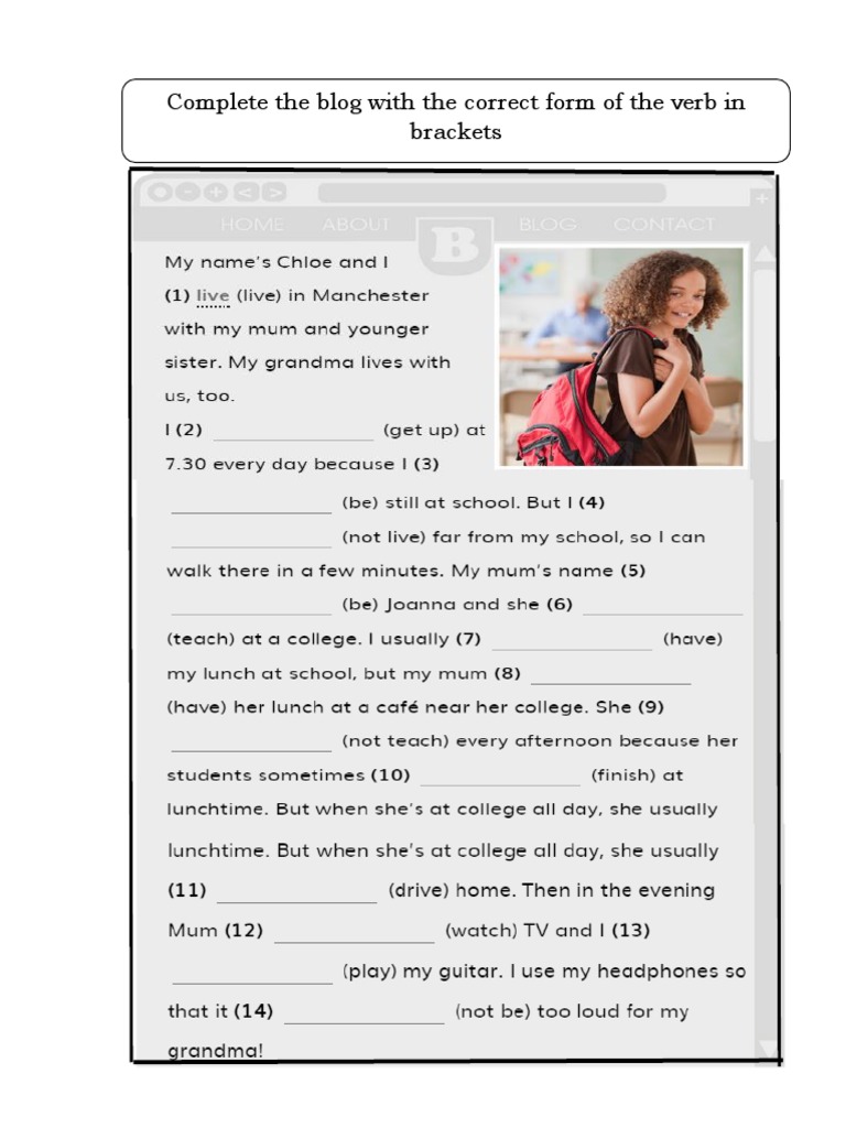 Simple Present - Ms - Vilchez - Liveworksheet | PDF