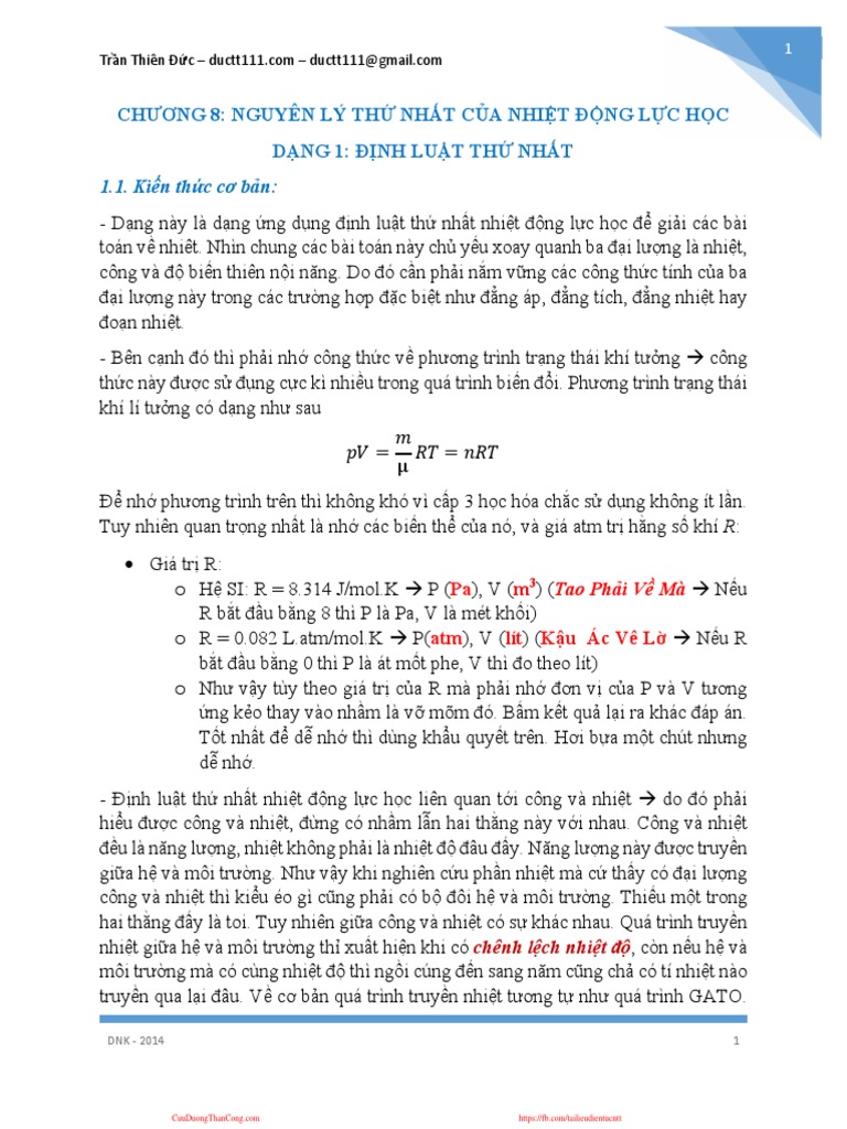 Vat Ly Dai Cuong 1 - Chuong 82 (Cuuduongthancong - Com) | PDF