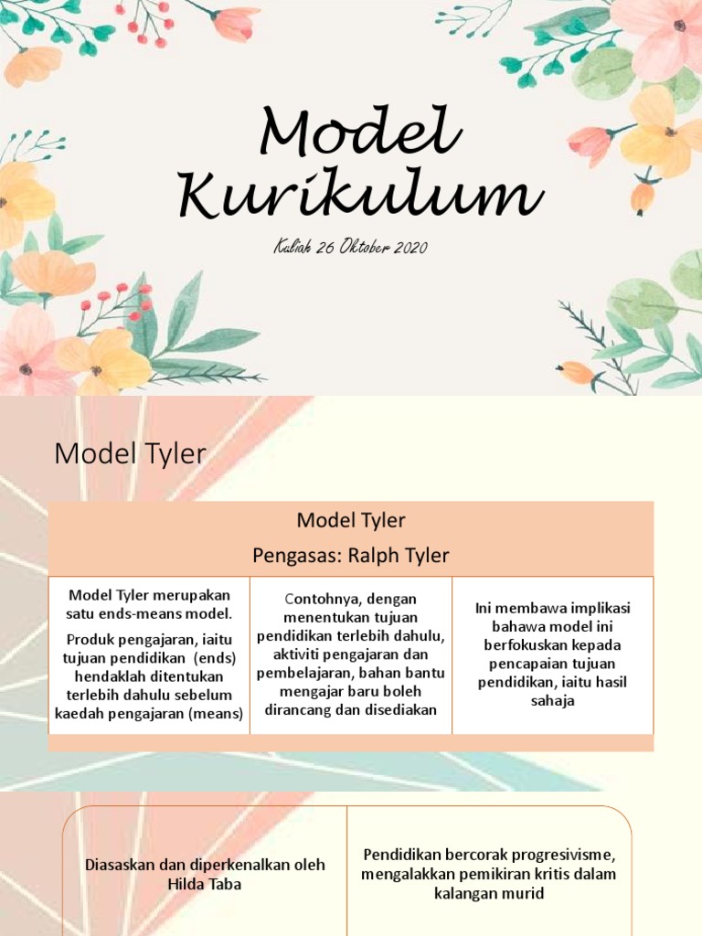 EDUP 3013 Model Kurikulum | PDF