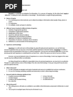 PR1 Notes Chapter 1 | PDF | Qualitative Research | Ethnography