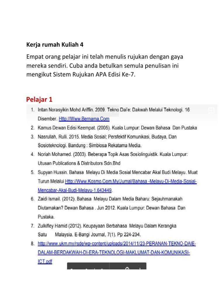Rujukan APA 7 | PDF