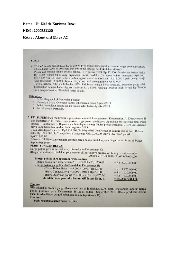 Latihan Soal Akbi | PDF