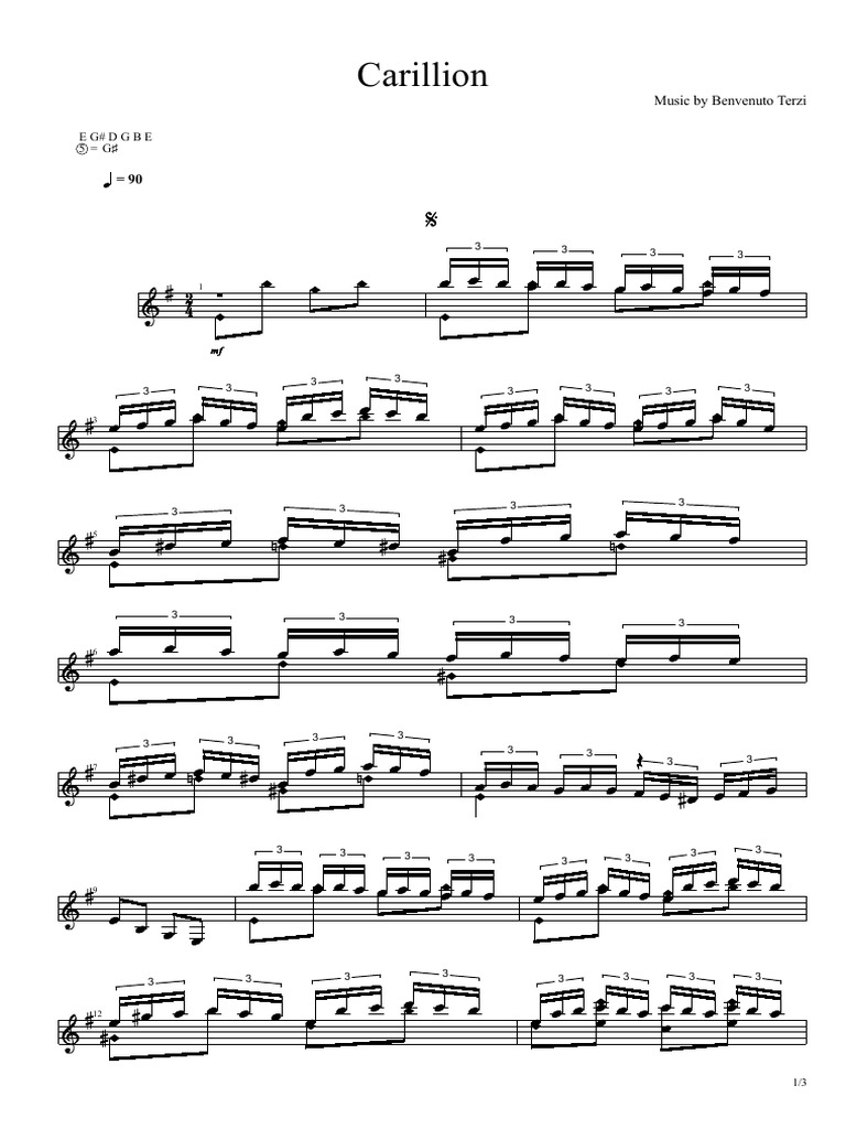 Carillon Music by Benvenuto Terzi | PDF
