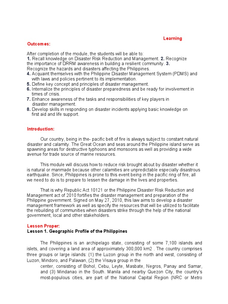 Module 4 Disaster Risk Reduction | PDF | Cardiopulmonary Resuscitation ...