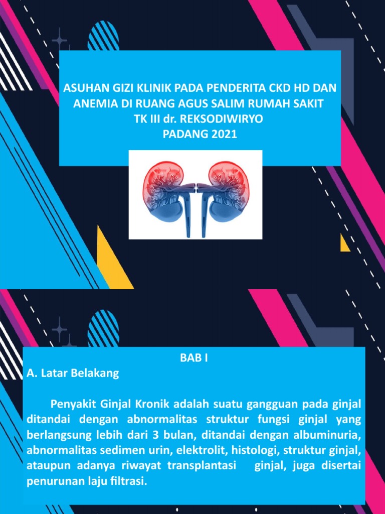 Asuhan Gizi pada CKD HD dan Anemia | PDF