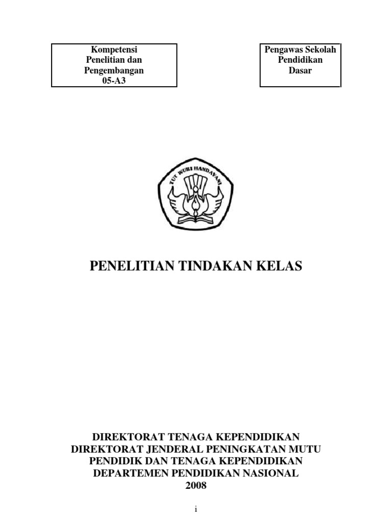 27 - KODE - 05 - A3 Penelitian Tindakan Kelas | PDF | Karier & Perkembangan