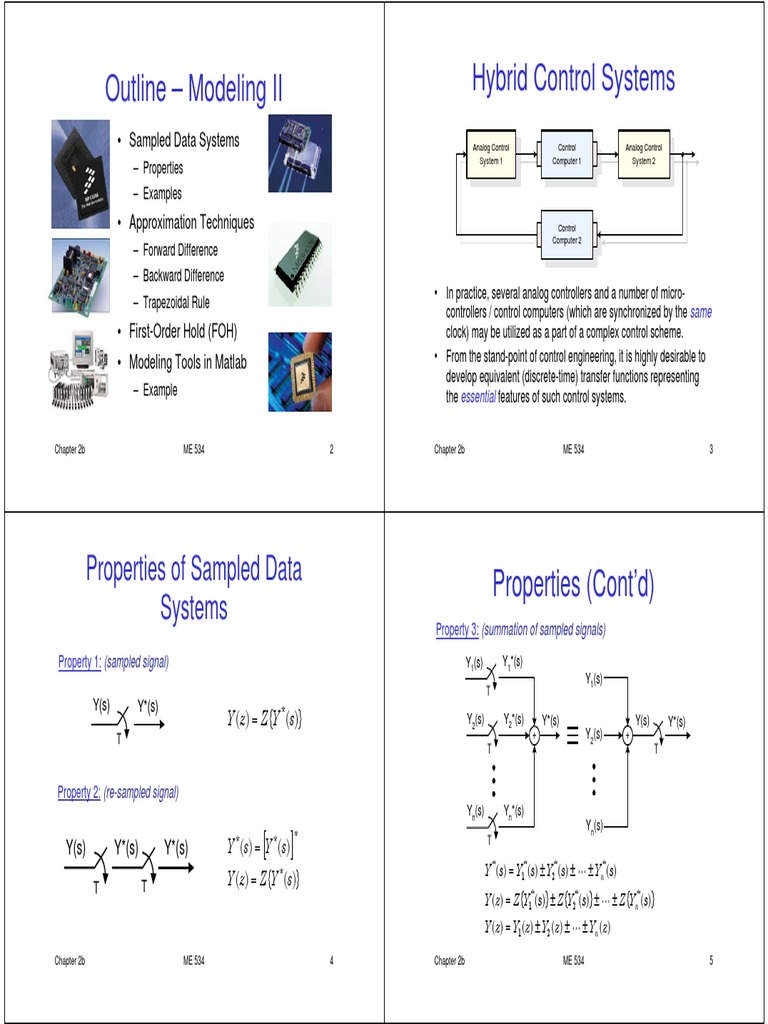 ME 534 - 02 Modeling II (Rev. 1.3) | PDF | Discrete Time And Continuous Time | Finite Difference