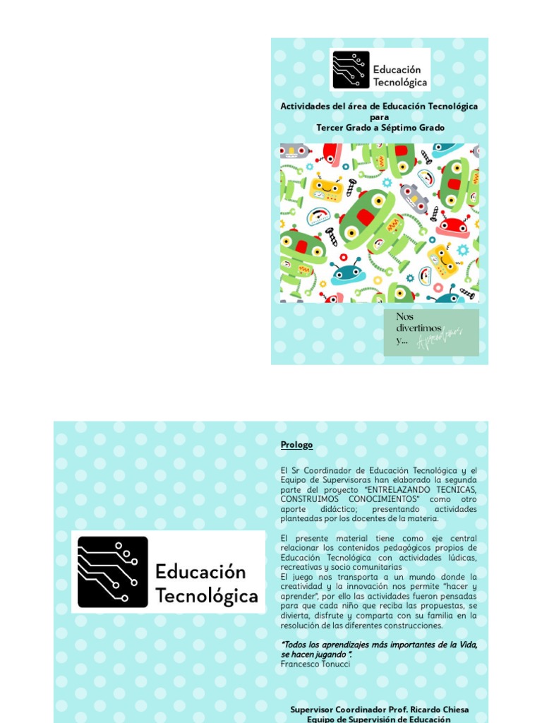 TECNOLofia de 3 A 7 | PDF | Hogar, jardinería y bricolaje