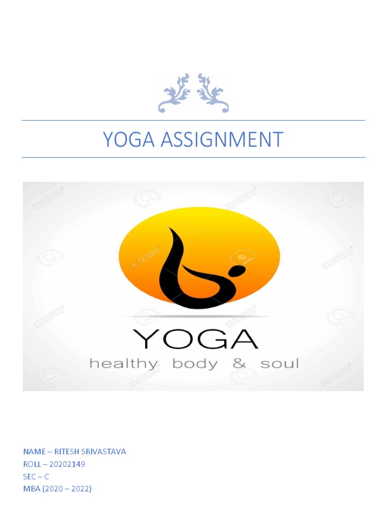 Yoga Assignment | PDF | Yoga | Meditation