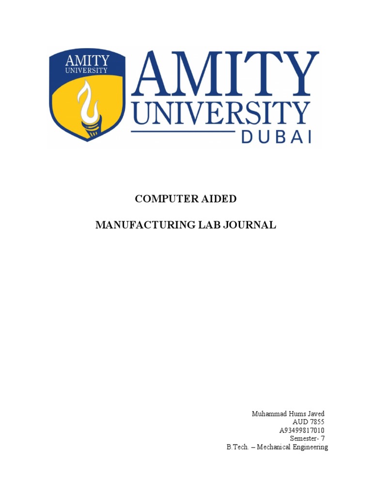 COMPUTER AIDED Manufacturing | PDF