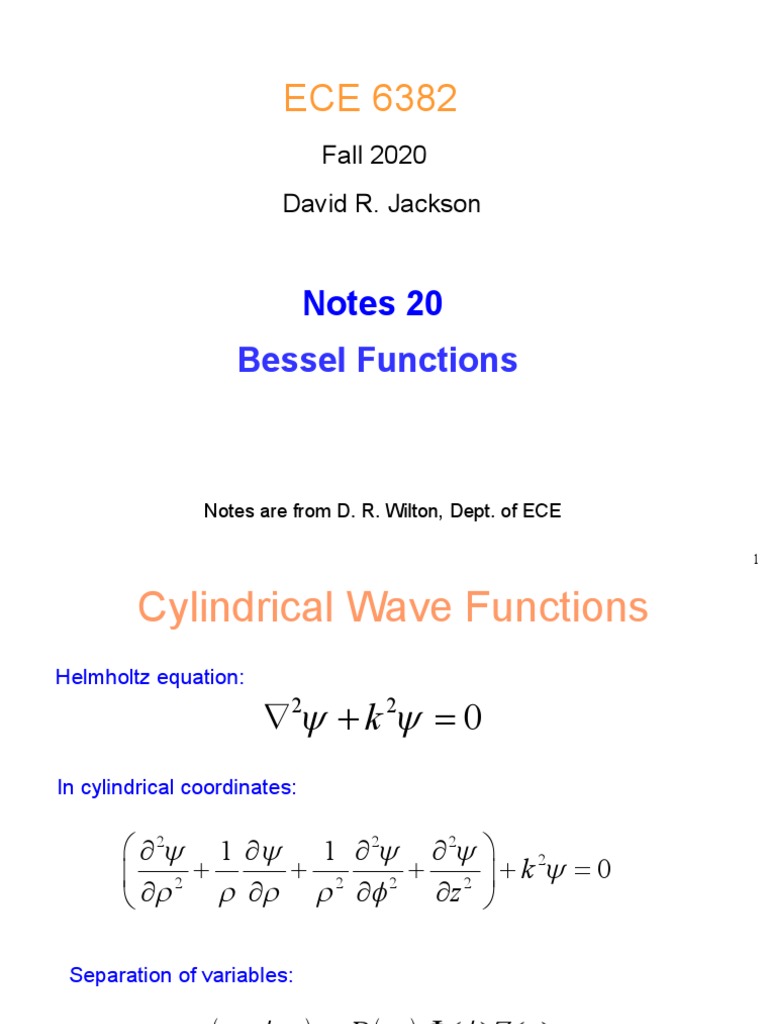 Fungsi Bessel | PDF