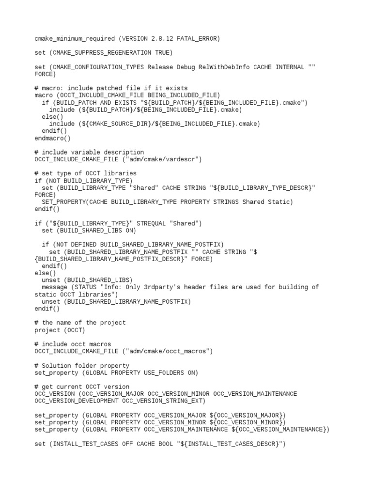 89aebde CMakeLists | PDF | Computer File | Information Technology Management