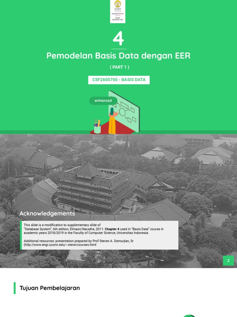 Pemodelan Data EER: Konsep & Aplikasi | PDF