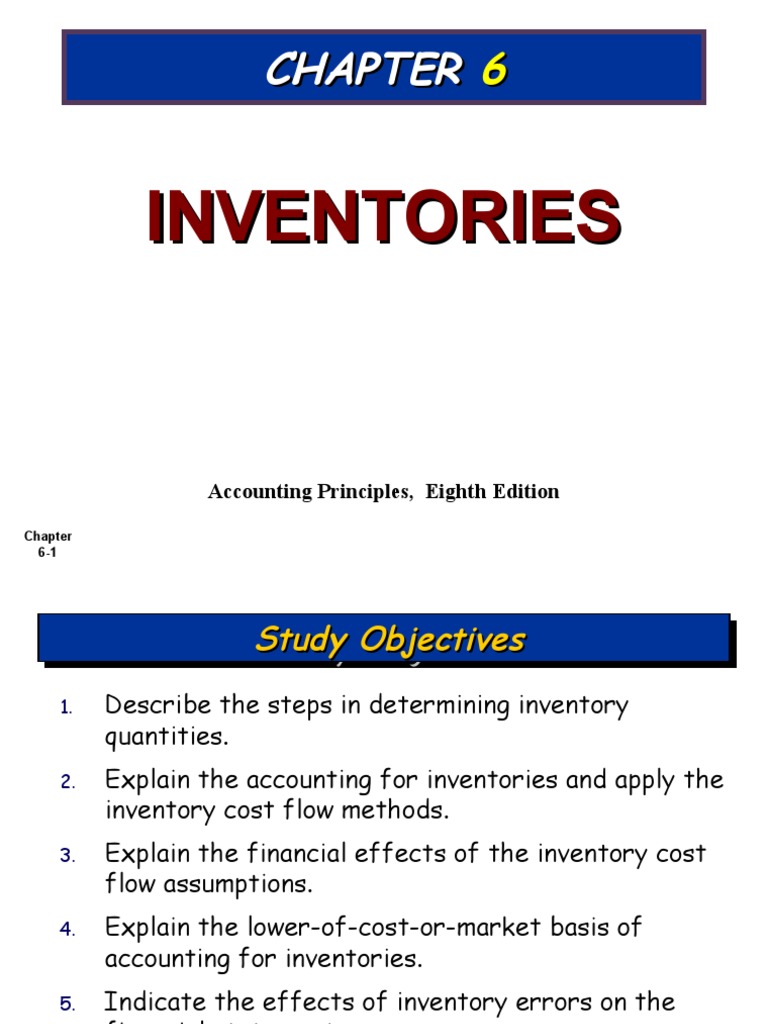 Modified Wey - AP - 8e - Ch06 - Revised | PDF | Cost Of Goods Sold | Inventory Valuation