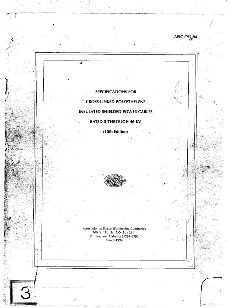 Aeic CS 5 - 94 | PDF