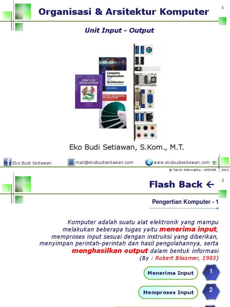 Pertemuan 9 Unit Input Output Pdf