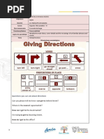 Session 2 - Giving and Asking For Directions | PDF