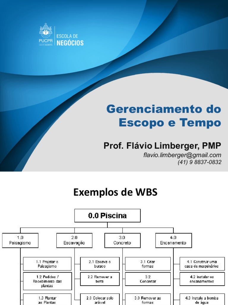 Exemplos de WBS para Gerenciamento | PDF