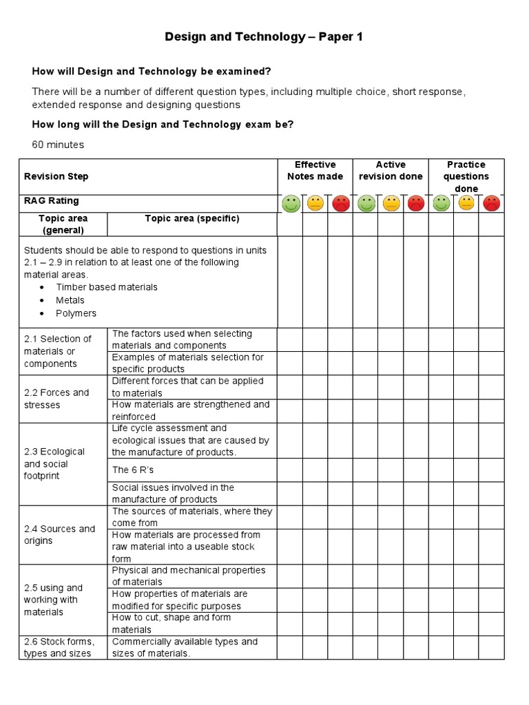 GCSE Design and Technology | PDF | Design | Sustainability