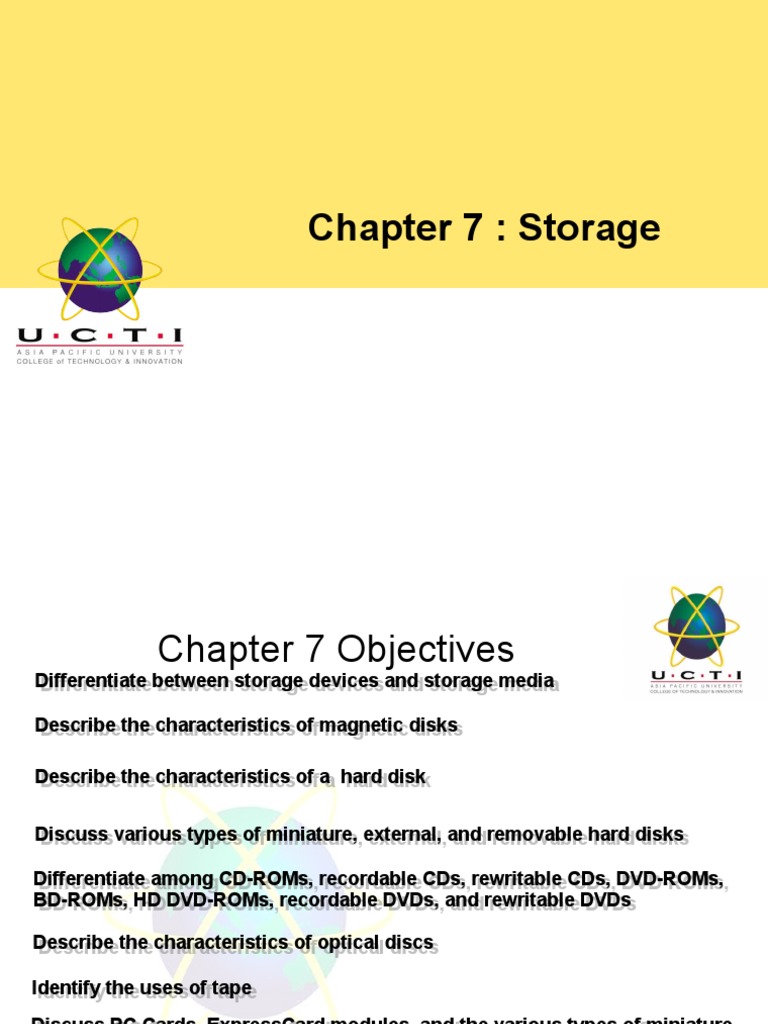 Chapter08 - Storage | PDF | Hard Disk Drive | Computer Data Storage Chapter08 - Storage | PDF | Hard Disk Drive | Computer Data Storage
